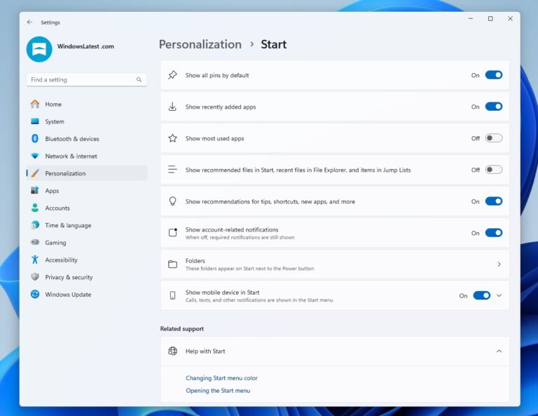 Windows 11's Start menu is getting a big redesign, lets you turn off ...