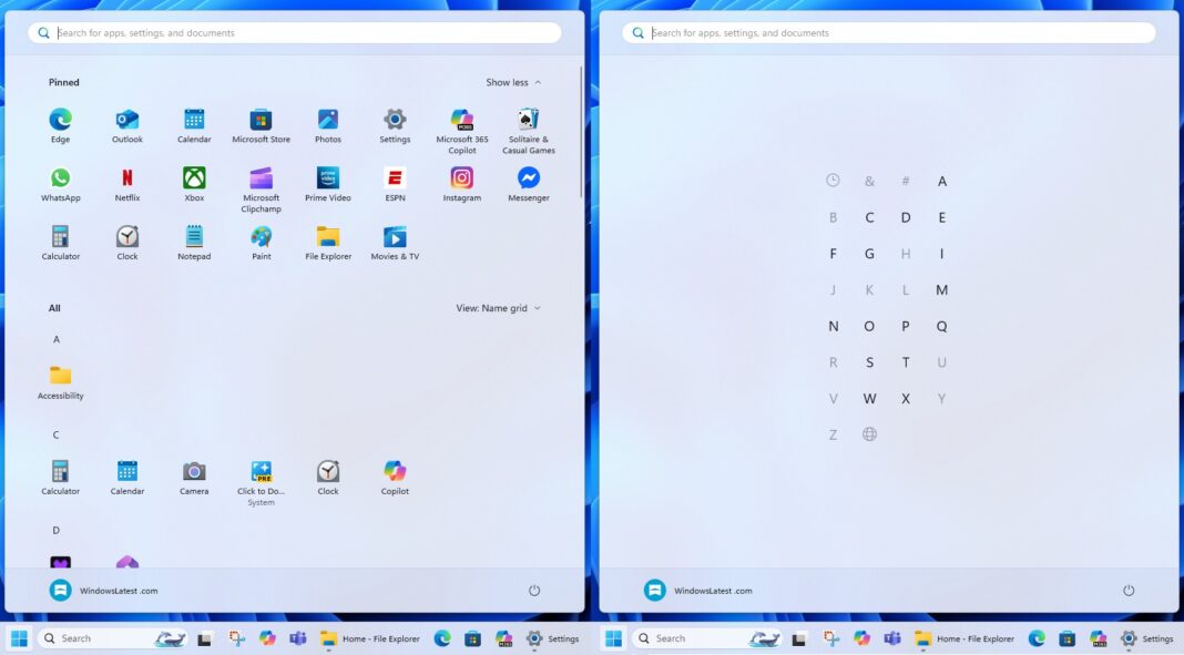 Windows 11’s Start menu redesign almost covers the full screen, but you ...