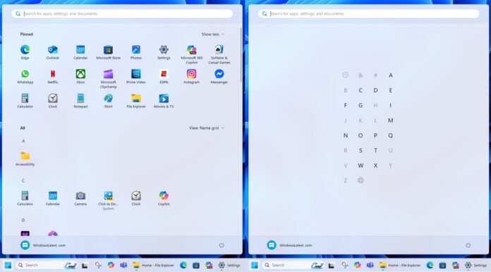 Windows 11 KB5067036 25H2 adds new Start UI, direct download links ...
