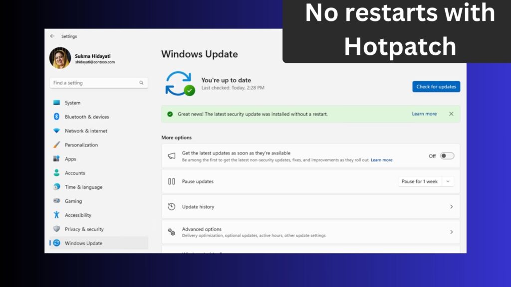 Microsoft turns on "reboot less" Hotpatch updates for Windows 11 Enterprise