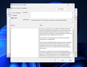 How to disable Recall in Windows 11 (Registry script to turn off Recall AI)