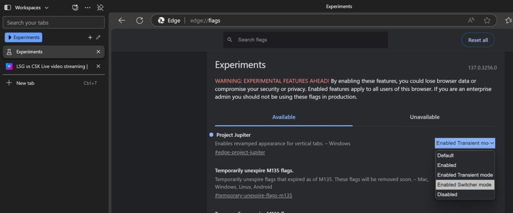 Microsoft Edge's vertical tabs is getting upgraded, giving another ...