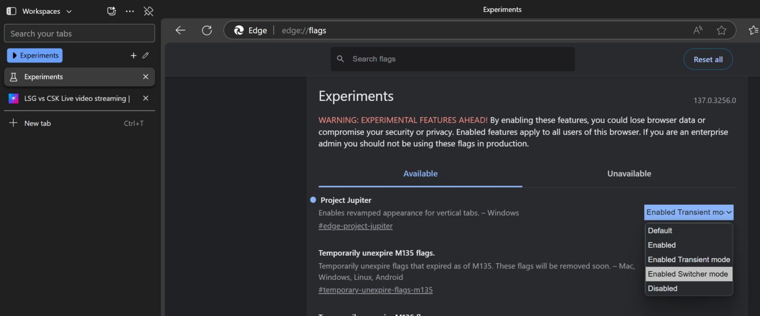Microsoft Edge's vertical tabs is getting upgraded, giving another ...