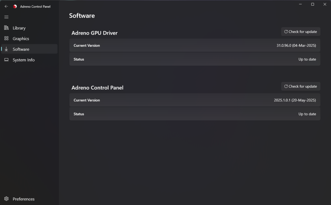 Hands on: Snapdragon X gets Adreno Control Panel on Windows 11