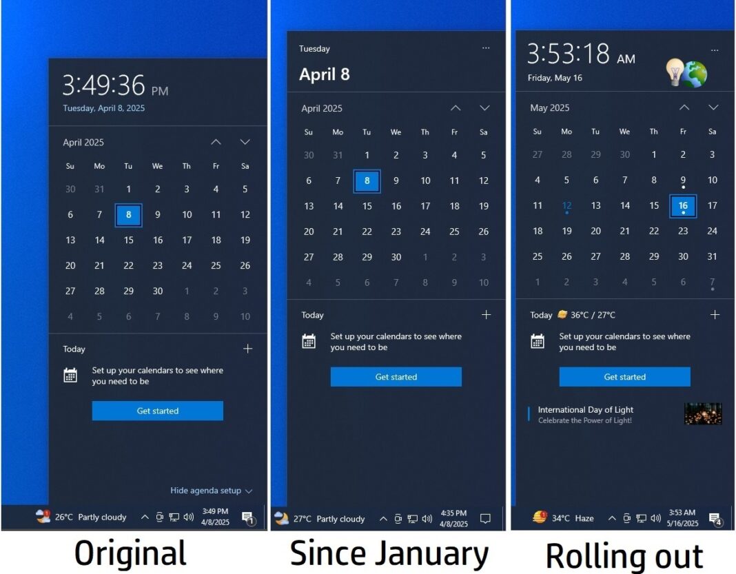 Windows 10 KB5058481 sends users to Bing from new Calendar UI's rich ...