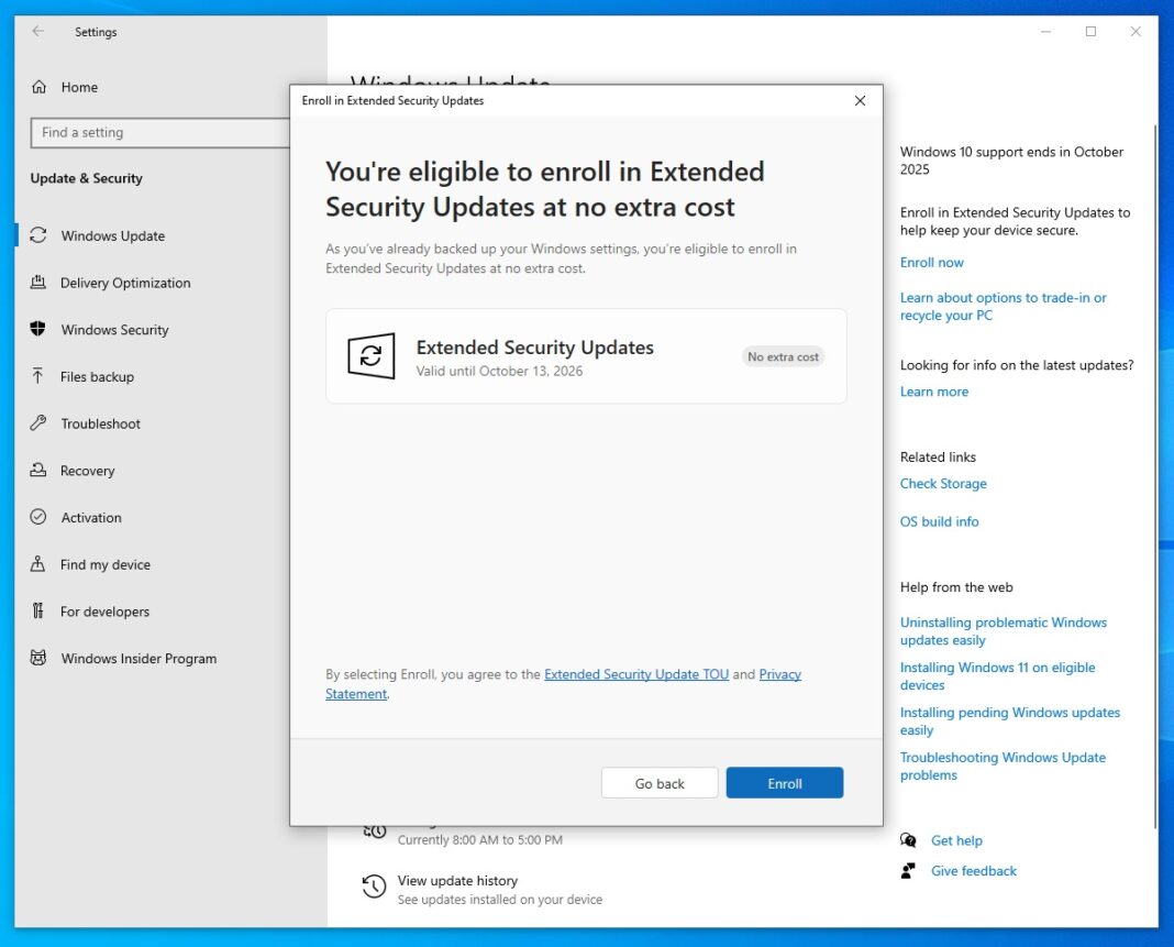 Microsoft clarifies Windows 10 extended updates still work if Windows ...