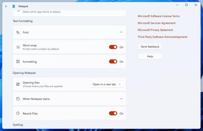 Windows 11 Notepad's rich text formatting (markdown) is now available