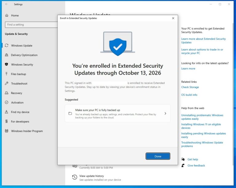 Microsoft clarifies Windows 10 extended updates still work if Windows ...