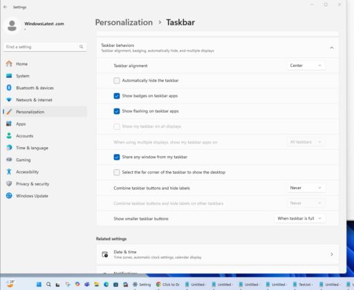 Windows 11 KB5060829 adds taskbar features, direct download for 24H2