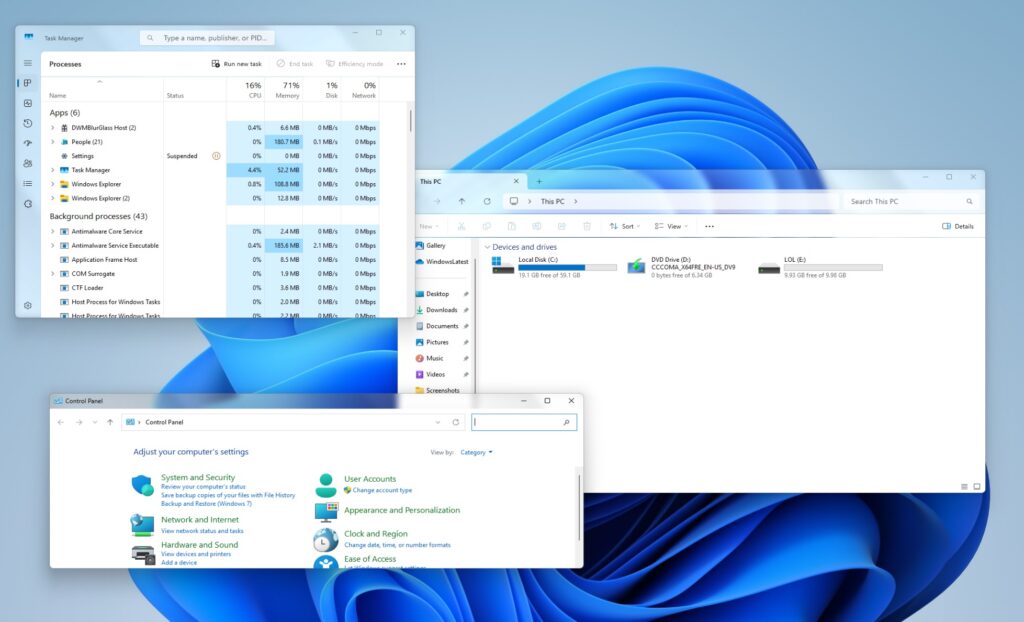 Enable Windows 11's Aero Glass (macOS Liquid Glass)-like effects