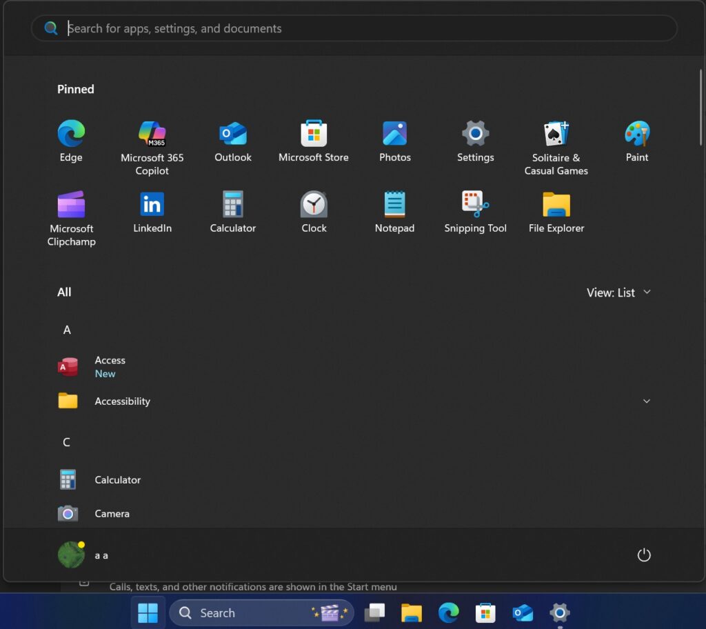 Windows 11 24H2 tests toggle to turn off Recommended feed in the Start menu