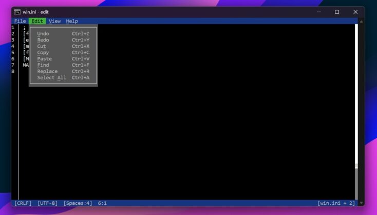 Microsoft says Windows 11 will soon ship with "Edit" text editor by default
