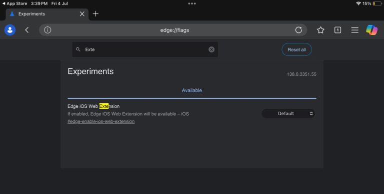 After Android, Microsoft Edge for iOS gets a native extensions feature