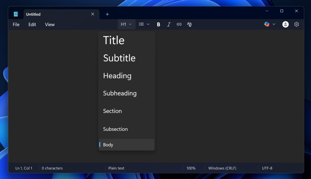 Windows 11 cluttered Notepad's right-click menu, but it's now getting ...
