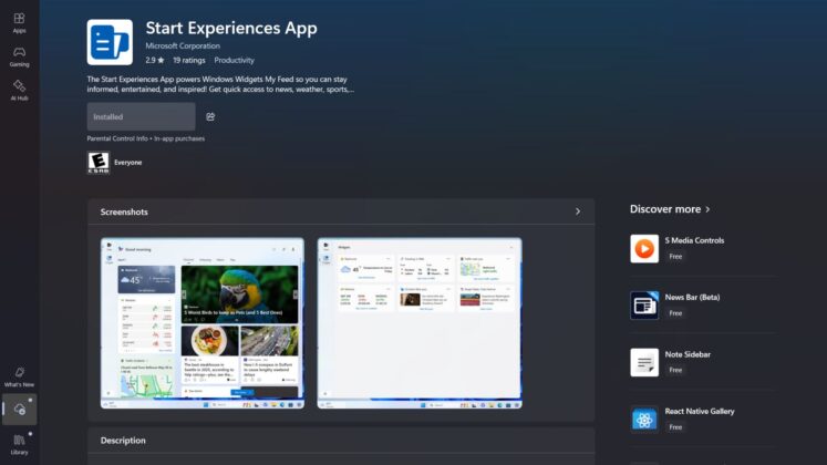 Windows 11's MSN Widgets board now opens in default browser, such as ...