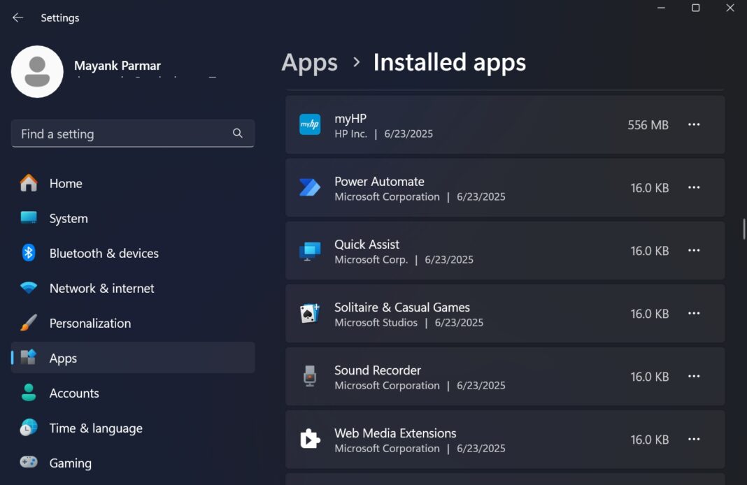 Microsoft: Windows 11 24H2 installs 36 inbox apps, now fully up-to-date