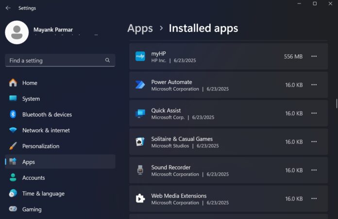 Microsoft: Windows 11 24H2 installs 36 inbox apps, now fully up-to-date