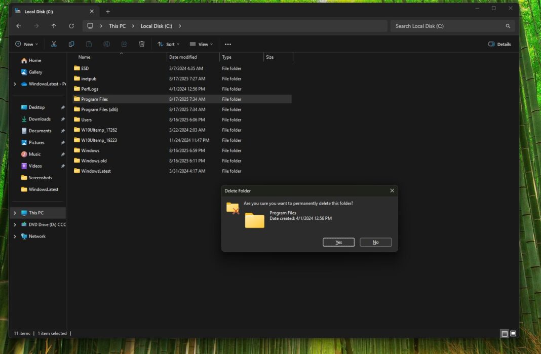 Microsoft finally adds dark mode for Windows 11's legacy file operation ...