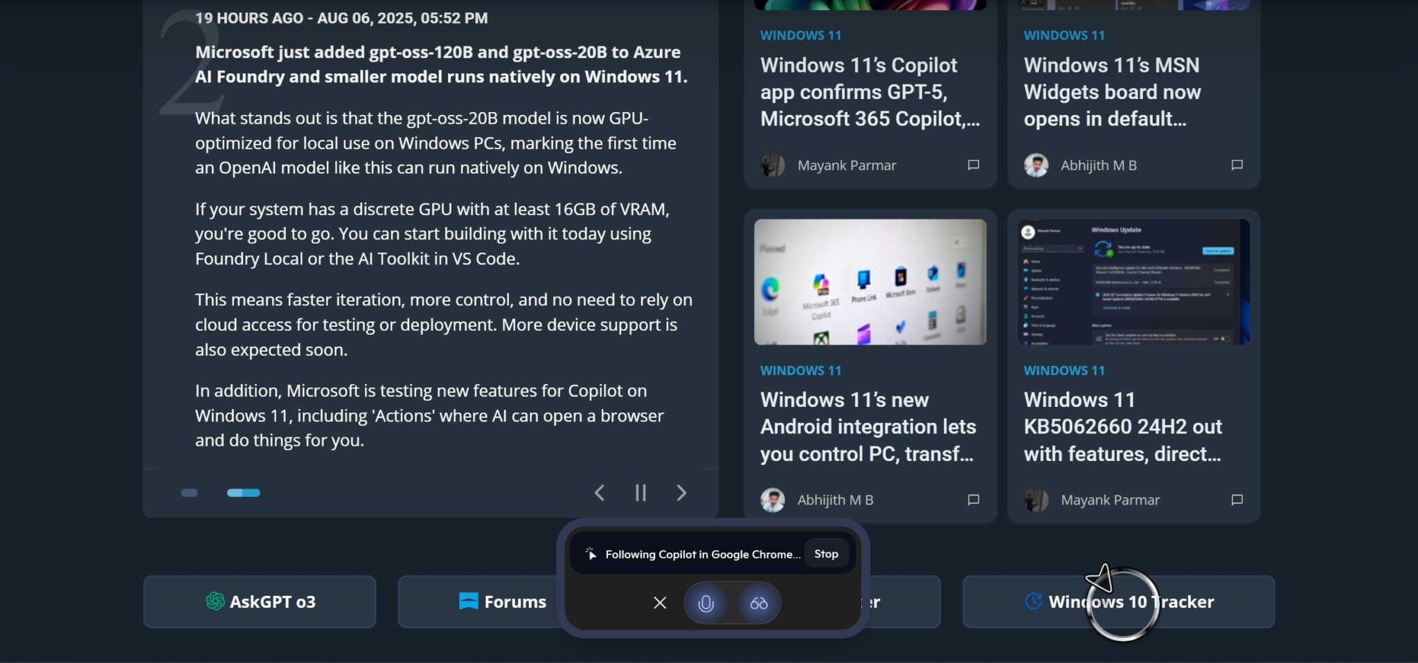 Microsoft confirms "context-aware" AI features for Windows 11 as future, skips Windows 12 mention
