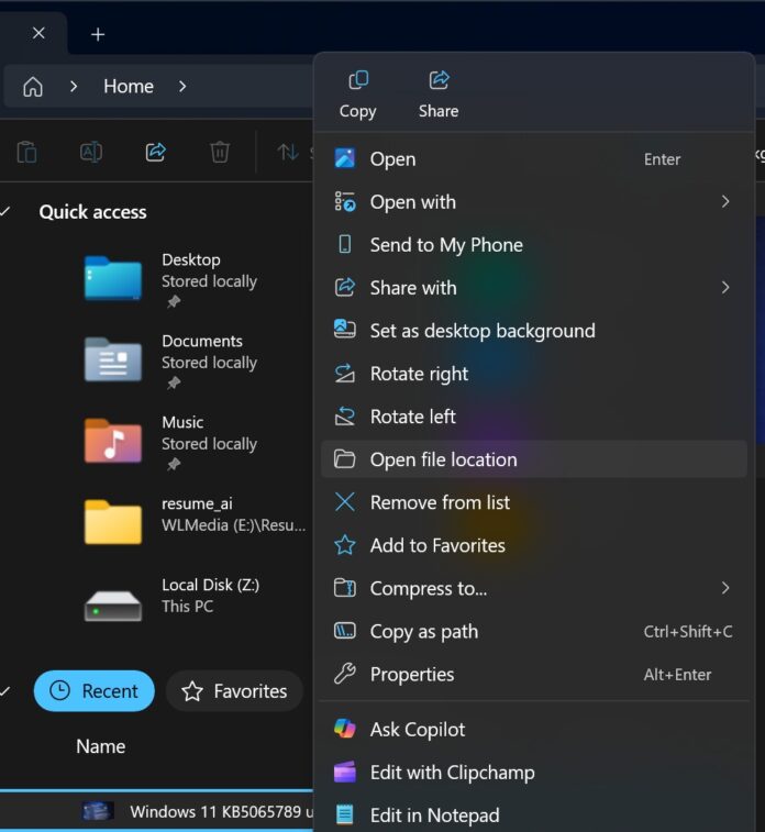 Windows 11 KB5065789 24H2 out with AI in Explorer, direct download ...