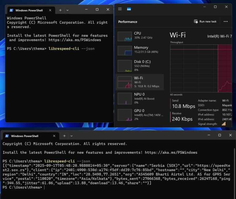 Hands on with Windows 11's network speed test feature, but it just ...