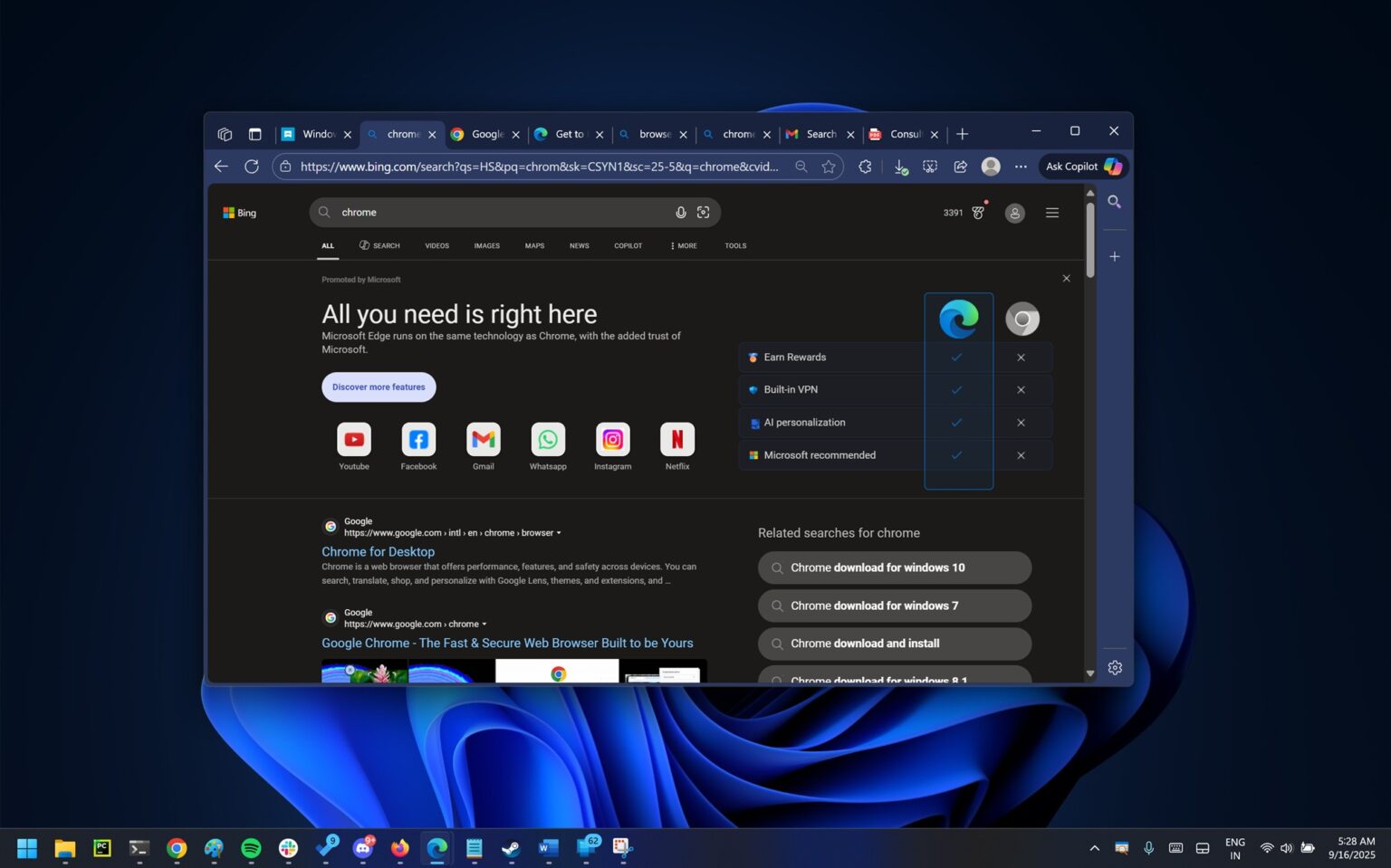 Bing’s new ad displays Microsoft Edge “scoreboard” over Google Chrome ...