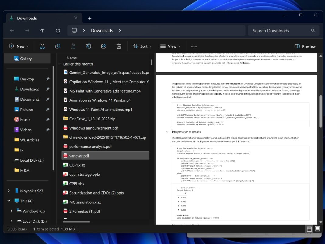 Microsoft admits File Explorer Preview pane won't work in Windows 11 ...
