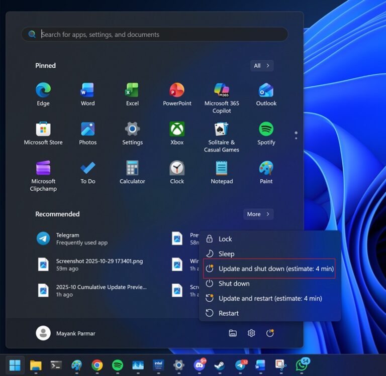 "Update and shut down" no longer restarts PC, as Windows 11 25H2 patch ...