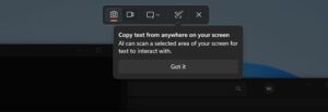 Windows 11 AI feature lets you copy texts from screen, images or PDFs ...