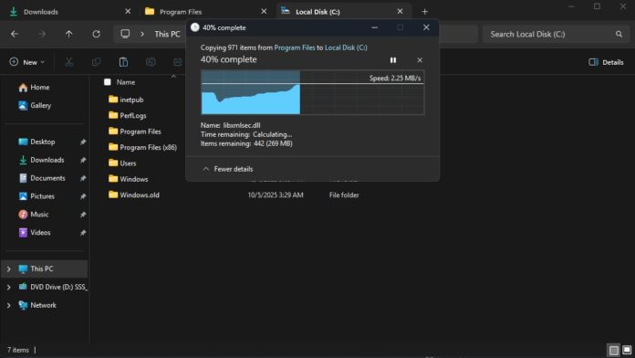 Windows 11 will soon support dark mode for Run dialog box