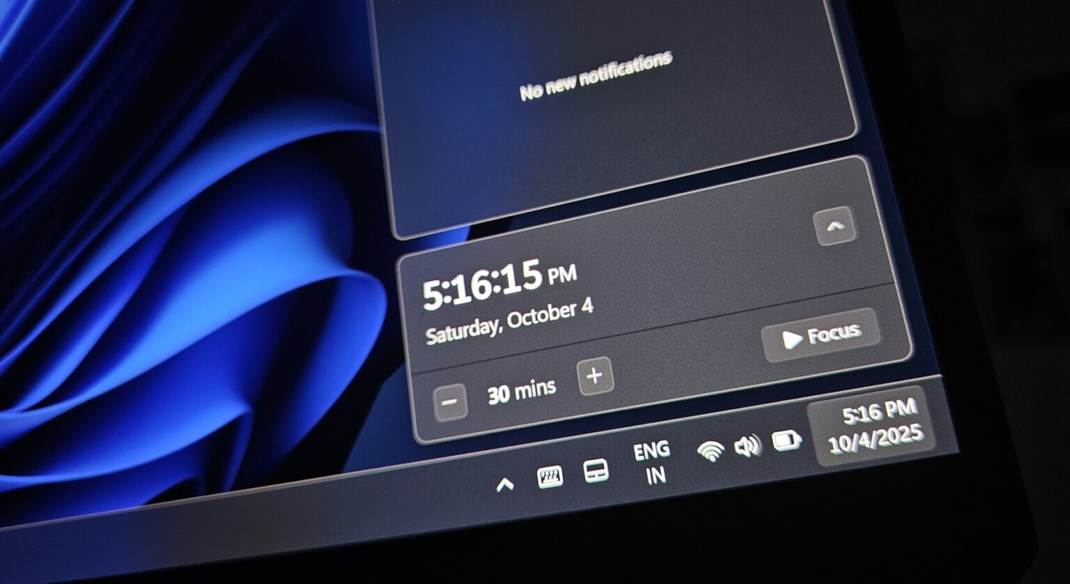 Windows 11's Notification Center opens on secondary display, gets a ...