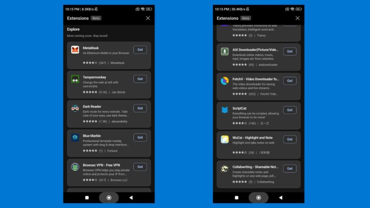 Microsoft is bringing all Windows 11's desktop extensions to Edge on ...