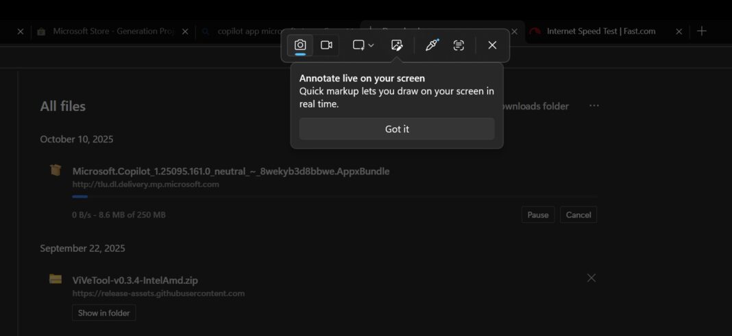 Windows 11's Win + Shift + S now lets you annotate on screen, rolling ...