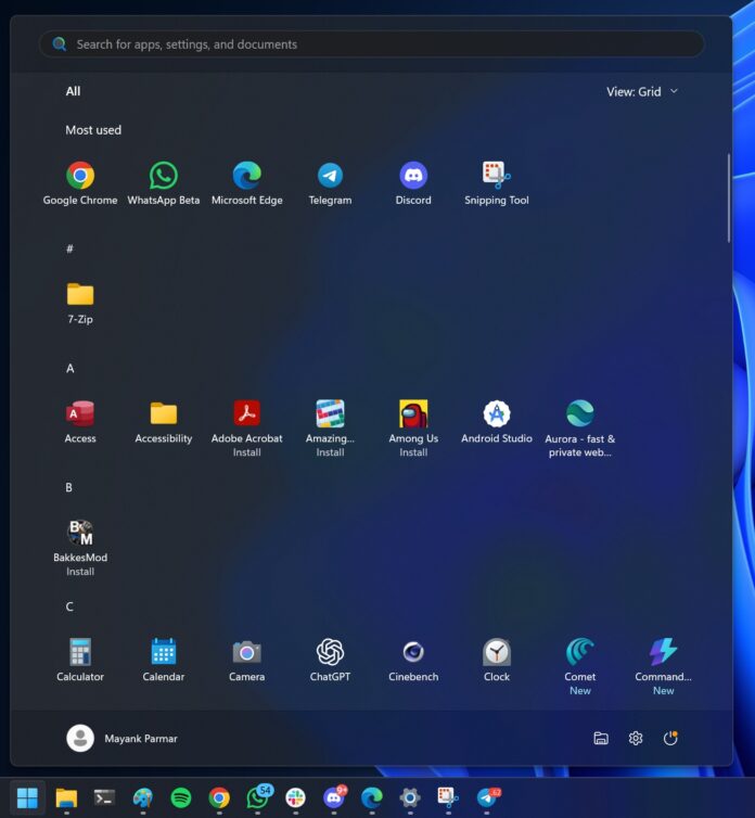Windows 11's new Start menu with Categories layout begins showing up on ...