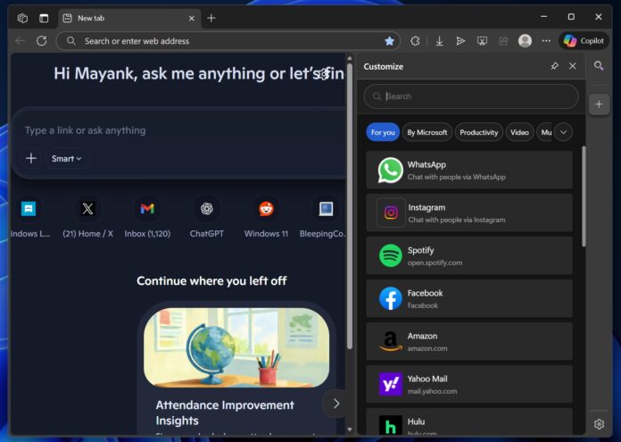 Microsoft Edge is removing Sidebar app list as Copilot takeover ...