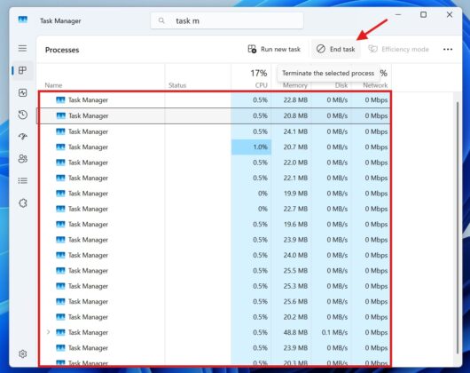 Microsoft confirms Windows 11 Task Manager bug is potentially degrading ...