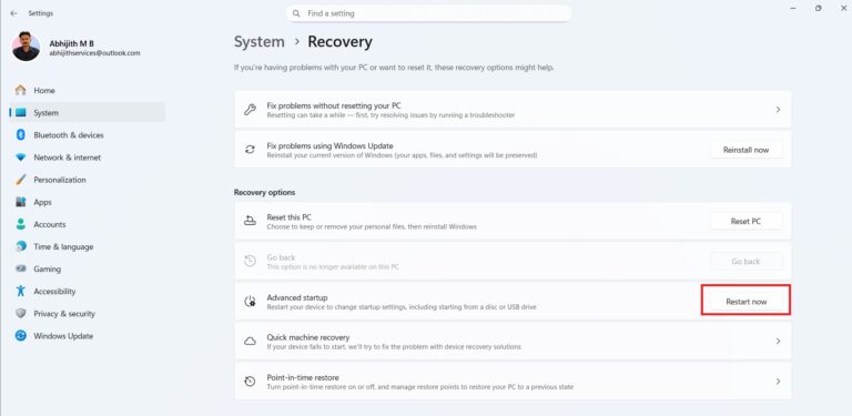 I tested Windows 11's Point-in-time Restore and it's one of the best ...