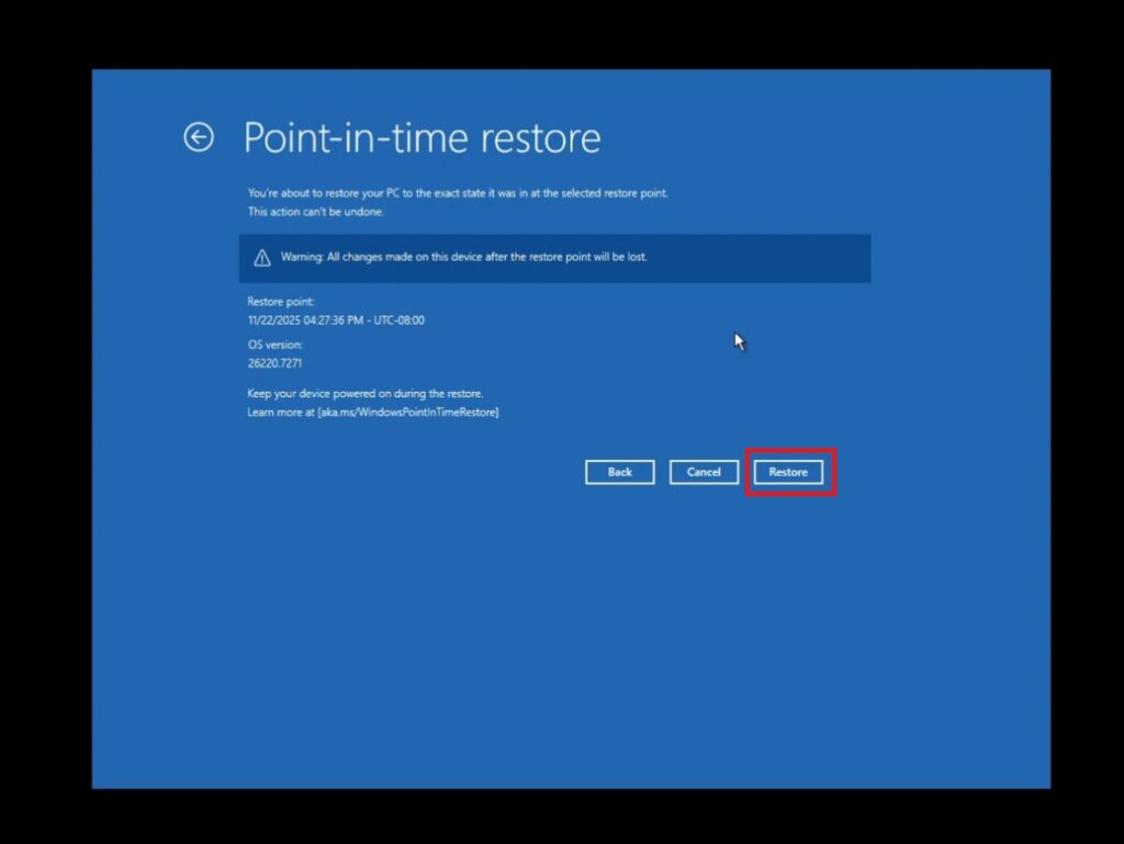 I tested Windows 11's Point-in-time Restore and it's one of the best ...