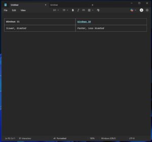 Windows 11 Notepad now lets you create tables like in Microsoft Word ...