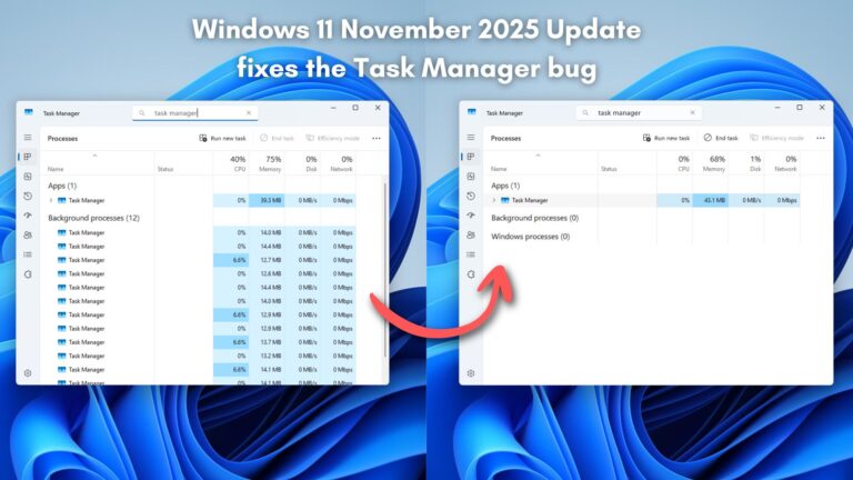 Tested: The Task Manager bug that slowed your PC is gone in Windows 11 ...