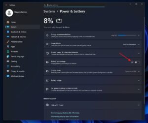 Windows 11 gets a colourful taskbar battery with percentage that ...