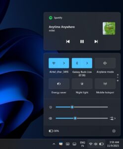 Windows 11 gets a colourful taskbar battery with percentage that ...