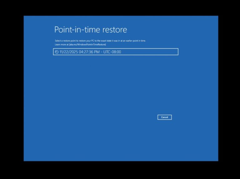 I tested Windows 11's Point-in-time Restore and it's one of the best ...