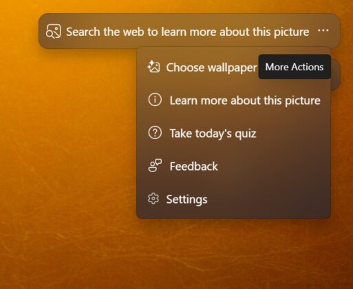 Microsoft added "click on desktop to open Bing” to the Bing Wallpaper ...