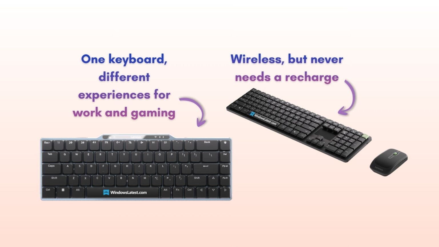 Exclusive: Lenovo’s self-charging keyboard, mouse run on indoor light ...