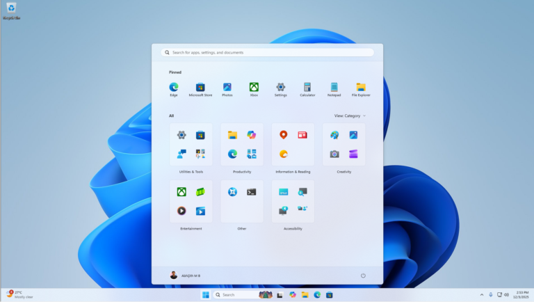 Windows 11's new Start menu with Categories layout begins showing up on ...