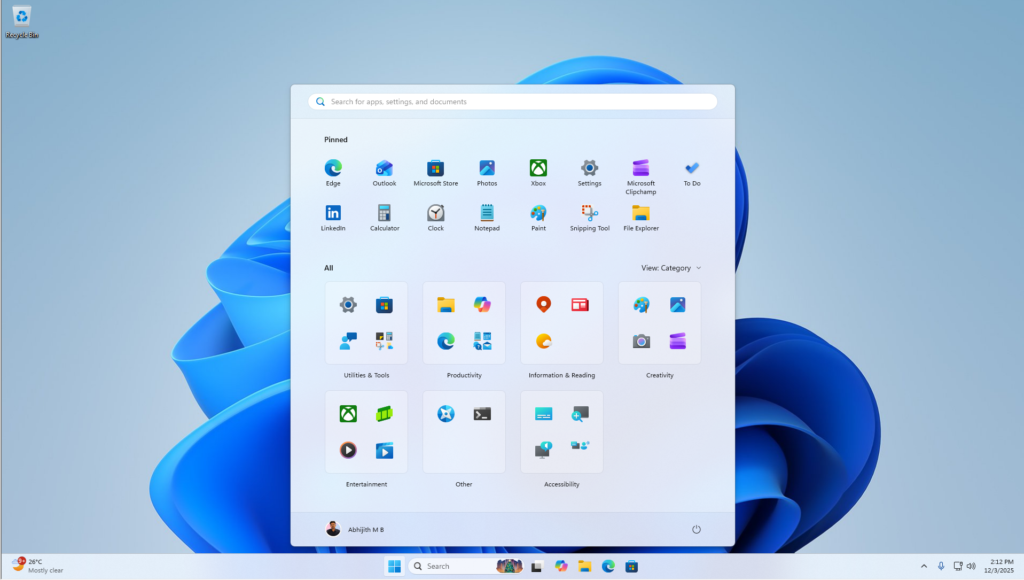 Windows 11's new Start menu with Categories layout begins showing up on ...