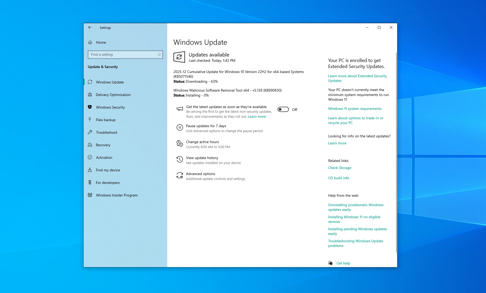 Windows 10 KB5071546 ESU Update Now Available – Direct Links for ...