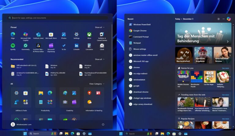 Windows 11 KB5072033 25H2 boosts gaming, dark UI, direct download links ...