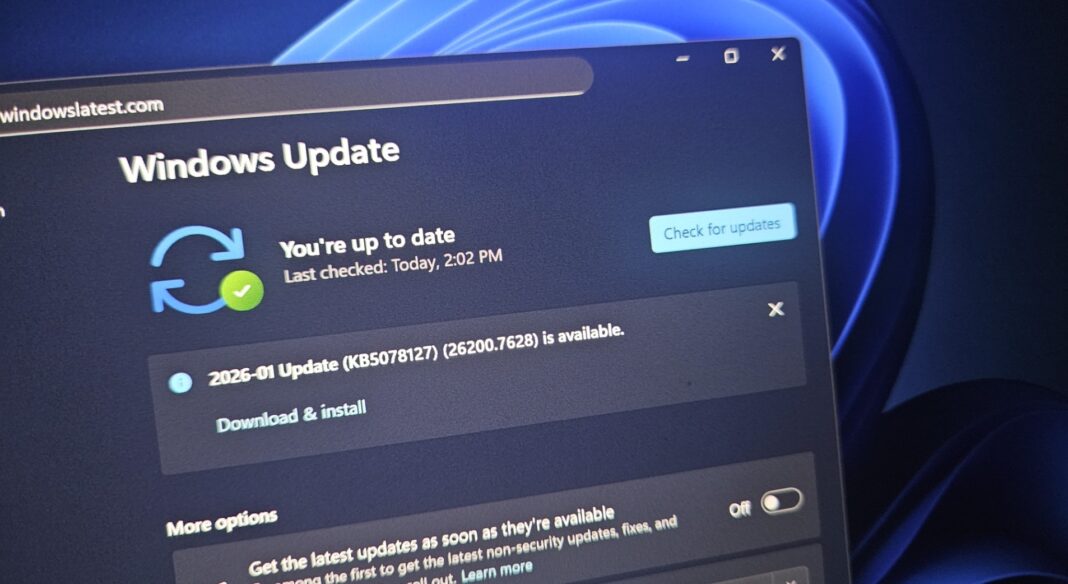 Windows 11 KB5078127 emergency update (25H2) fixes Outlook POP, PST ...